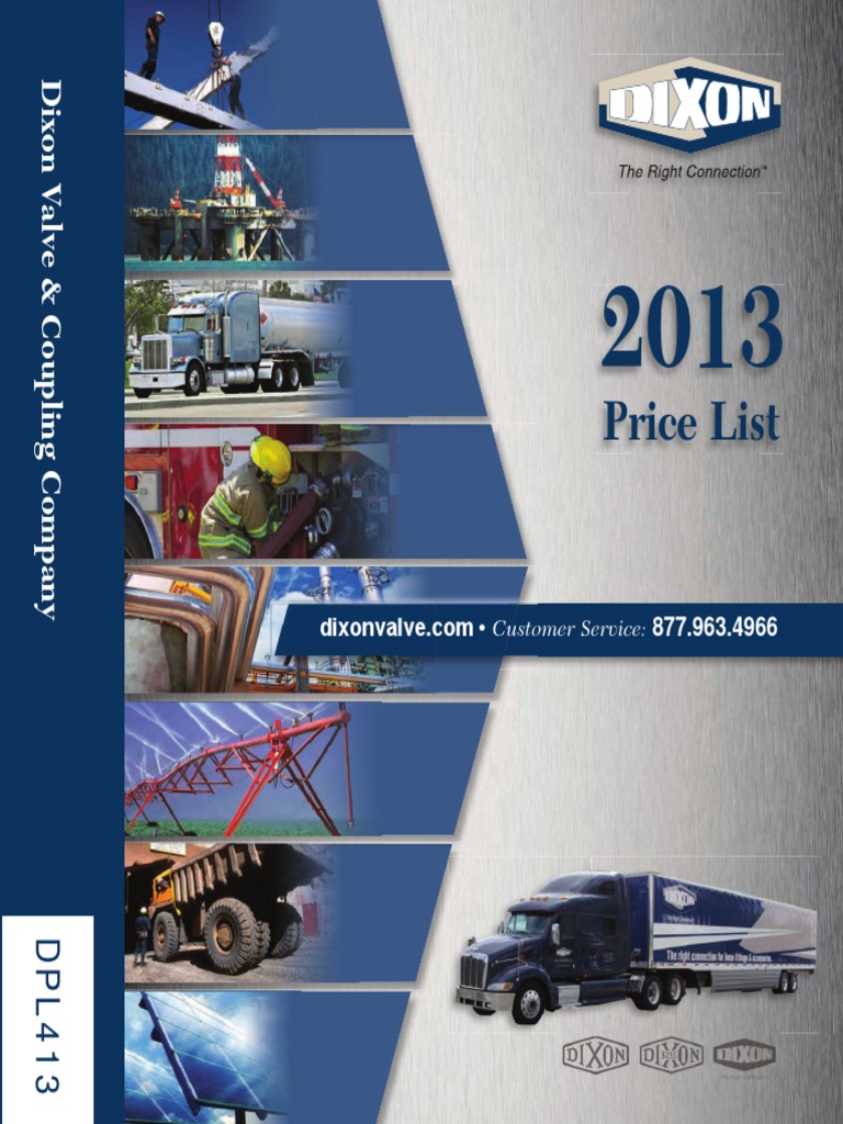Dixon 3501 Catalog PDF | PDF | Valve | Pipe (Fluid Conveyance)