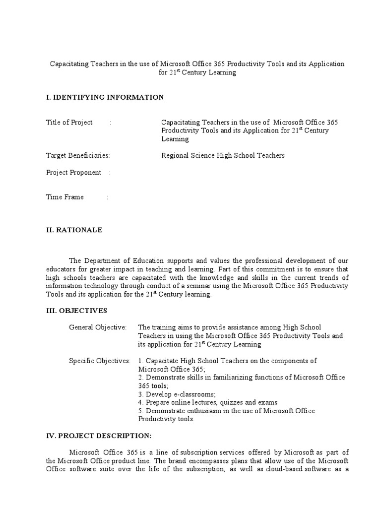 Proposal of Lac and Inset | PDF | Office 365 | Microsoft Office