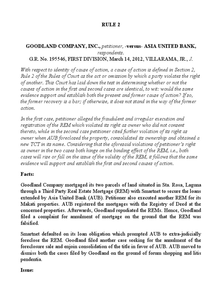 Rule 2 Pdf Complaint Pleading