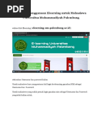 Panduan Elearning UBD | PDF | Karier & Perkembangan