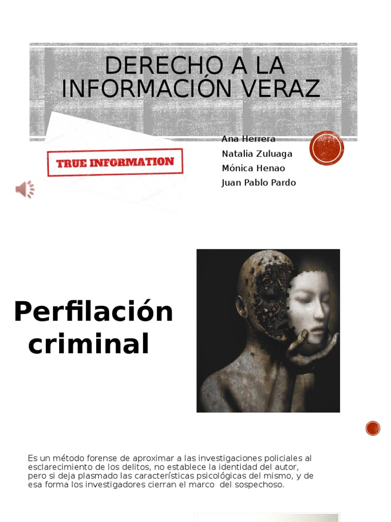 Derecho A La Información Veraz | PDF | Verdad | Instituciones sociales