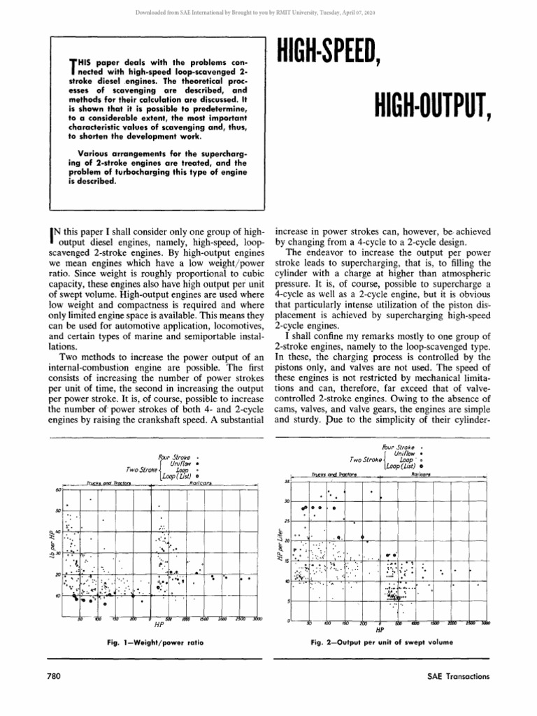 High-Speed, High - Output,: Four Stroke - Two Stroke (Loop Loop (List ...