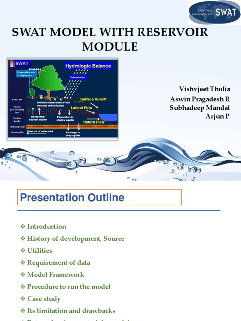 Swatmodel 190304053321 PDF | PDF | Surface Runoff | Hydrology
