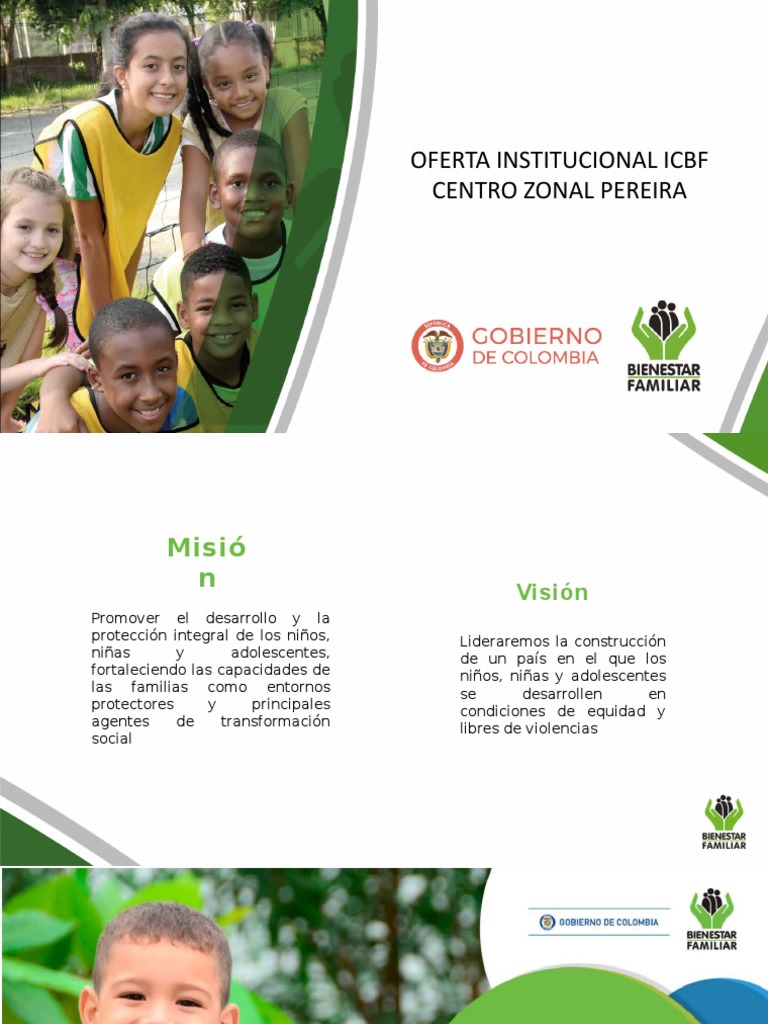 Presentacion Oferta Icbf CZP | PDF | Trabajo Social | Adolescencia