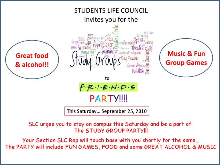 Study Group Party Invitation | PDF