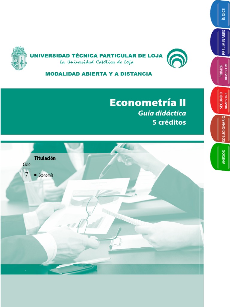 G Econometria II PDF | PDF | Econometría | Análisis de regresión