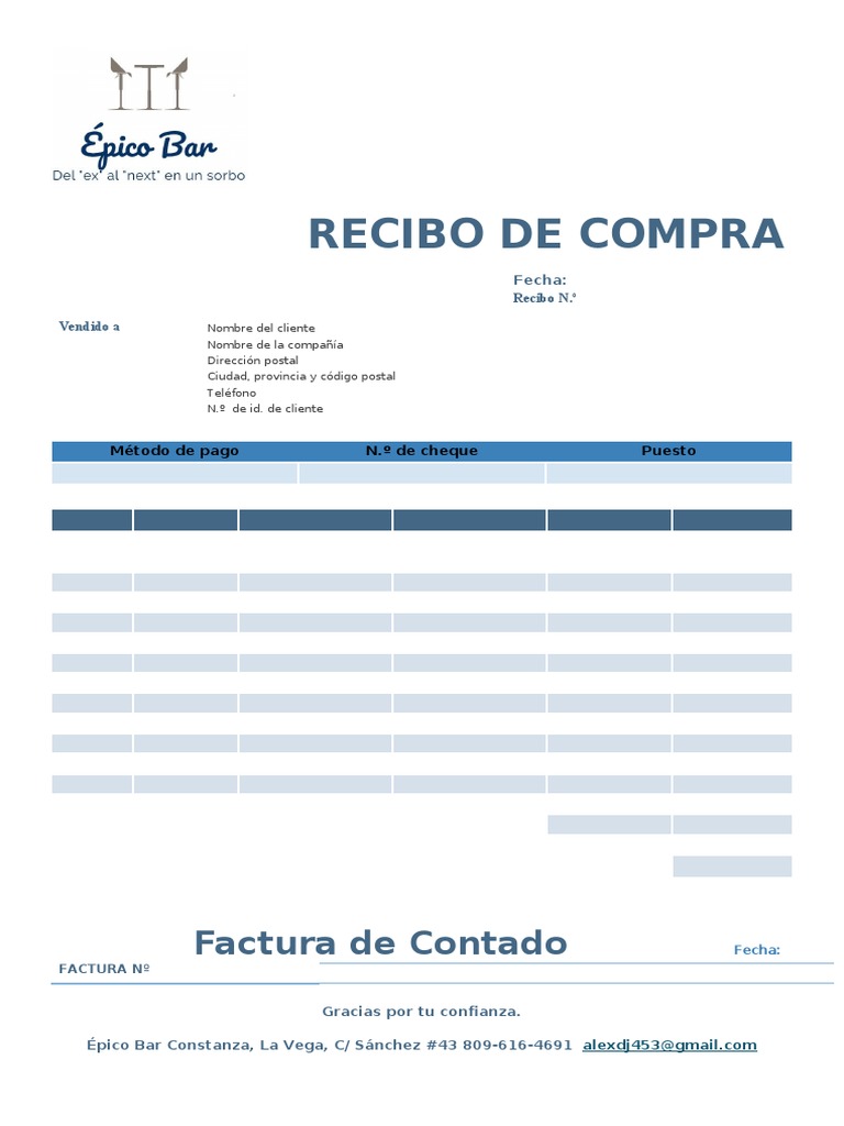 Recibo de Compra | PDF
