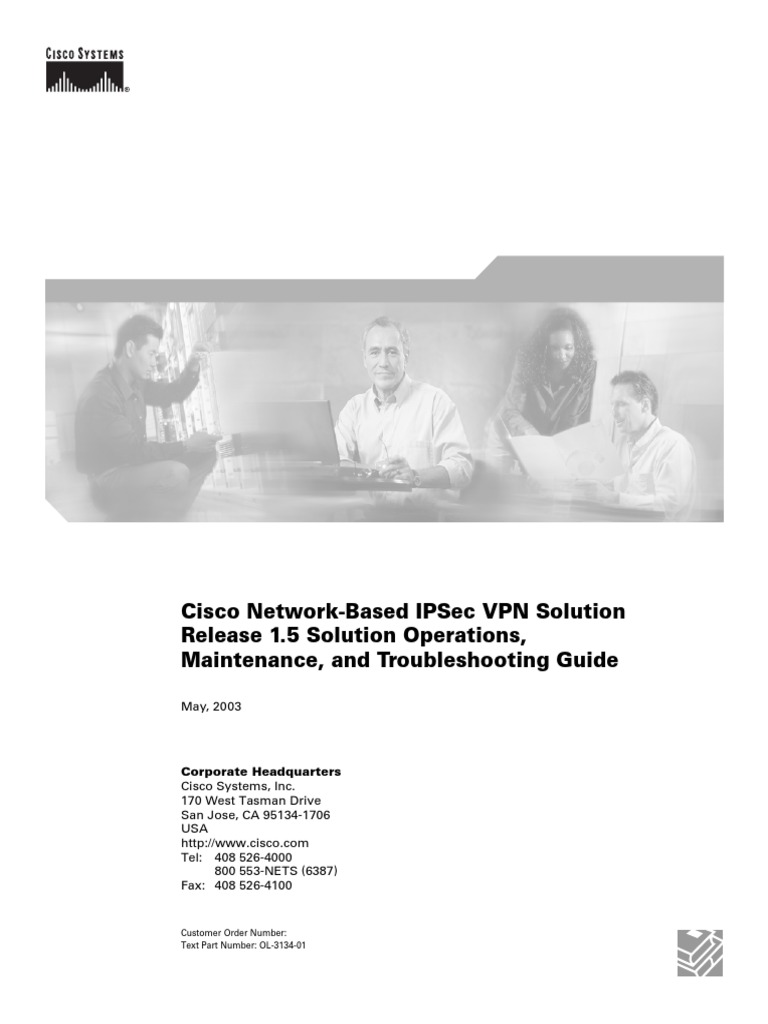 Cisco Network-Based IPSec VPN Solution Release 1.5 PDF | PDF | Virtual Private Network | Cisco ...