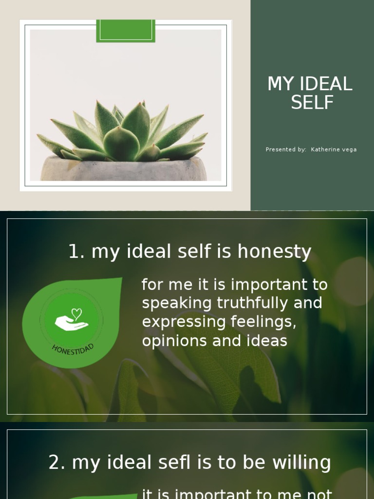 My Ideal Self: Values and Aspirations | PDF | Self-Improvement | Lifestyle