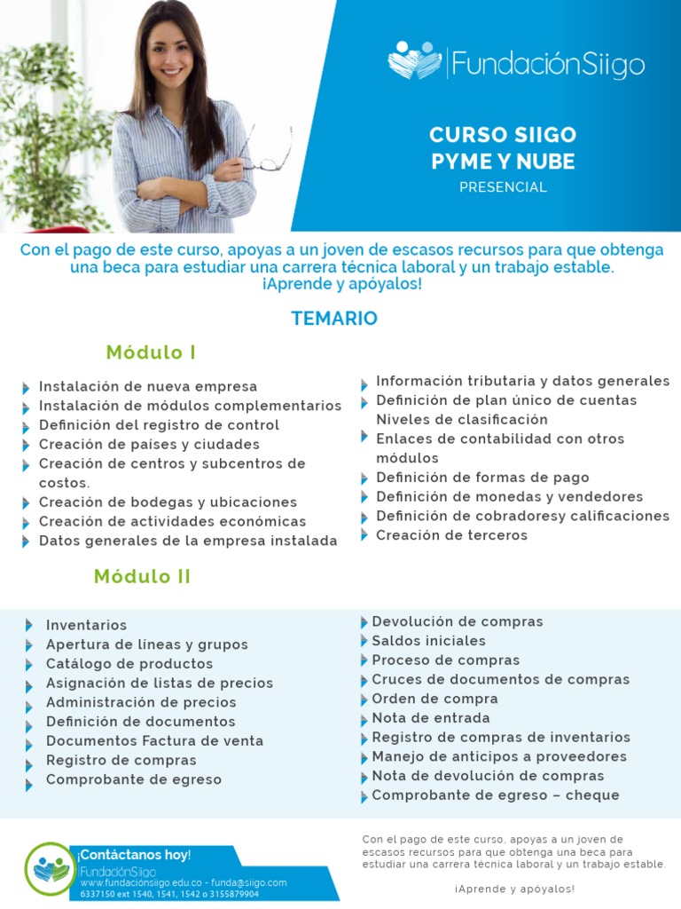 Curso Siigo: Apoya a Jóvenes en Bogotá | PDF | normas internacionales ...