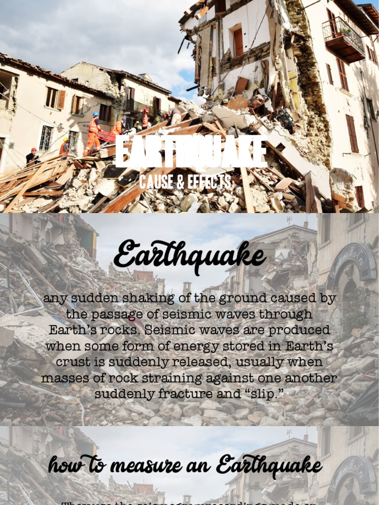 Earthquake Causes and Effects | PDF | Earthquakes | Fault (Geology)
