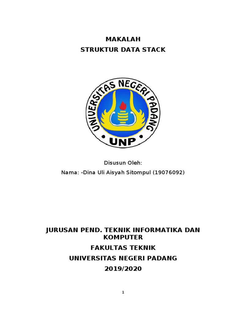 Makalah Struktur Data | PDF