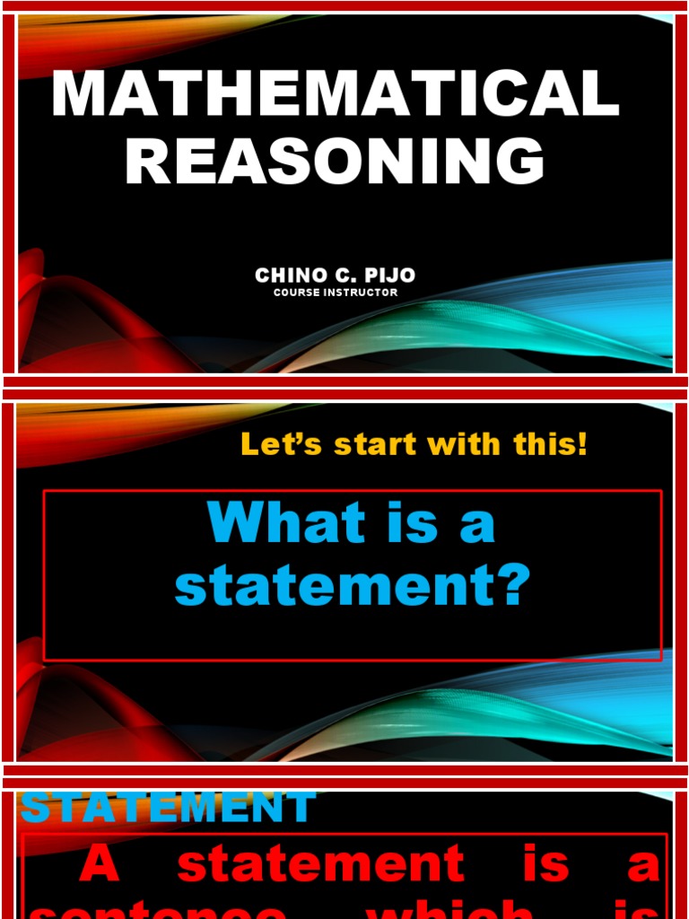 Logical Connectives (Mathematical Reasoning) | PDF | Mathematical Logic | Logical Expressions