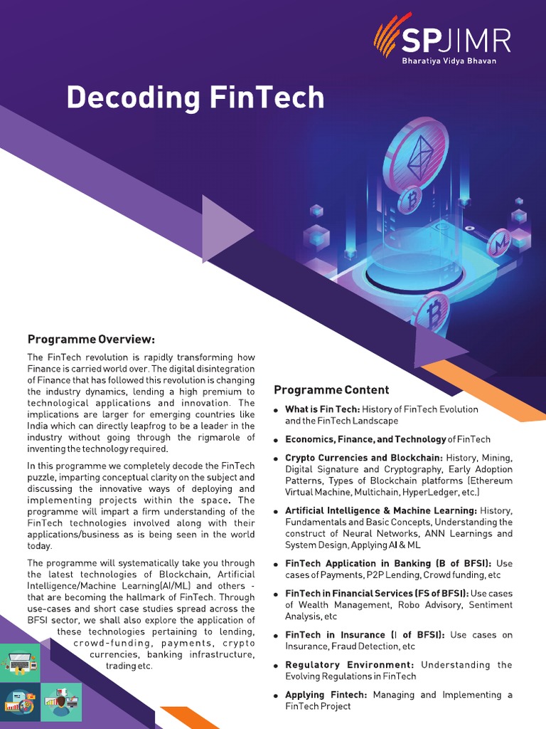 Decoding FinTech - 0 | PDF