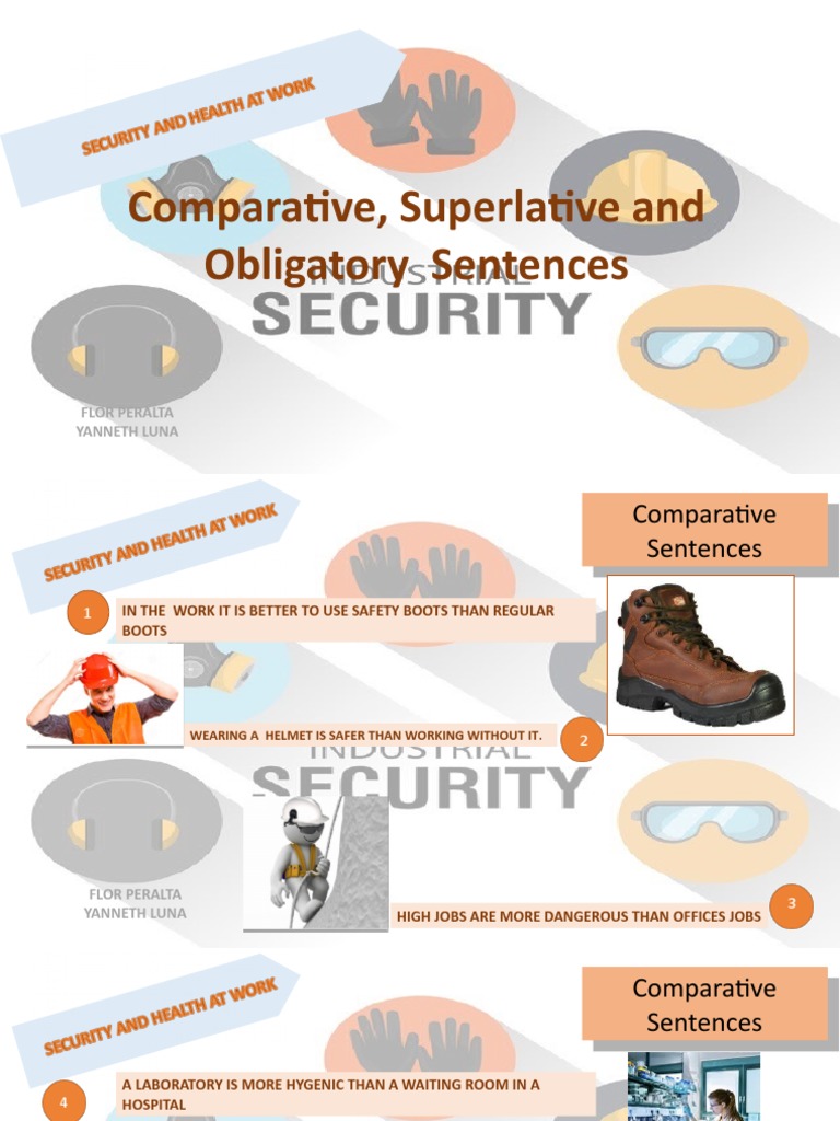 Comparative, Superlative and Obligatory Sentences: Flor Peralta Yanneth ...