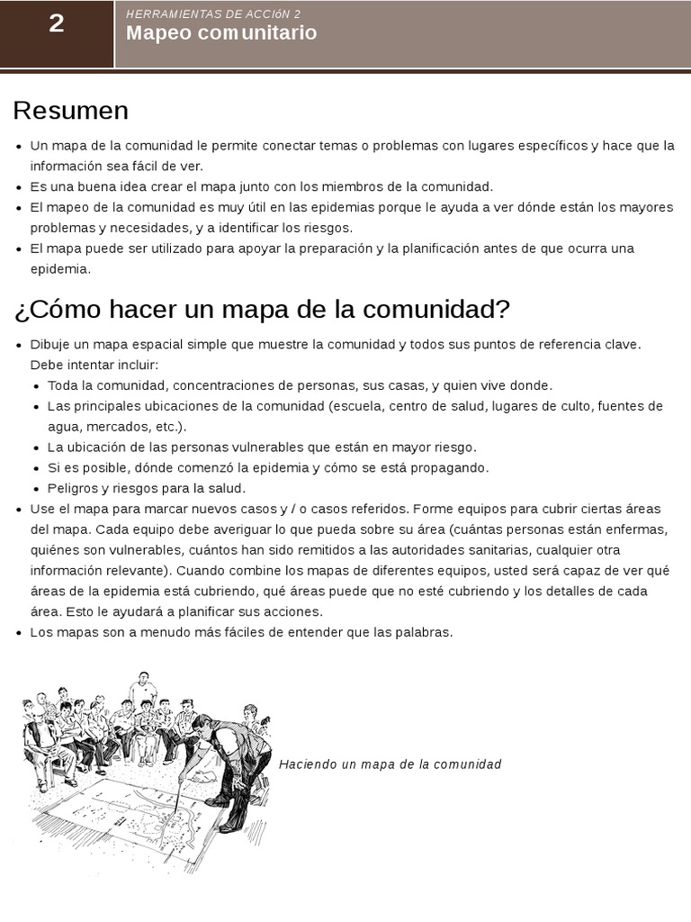 Accion - 2 - Mapeo Comunitario PDF | PDF