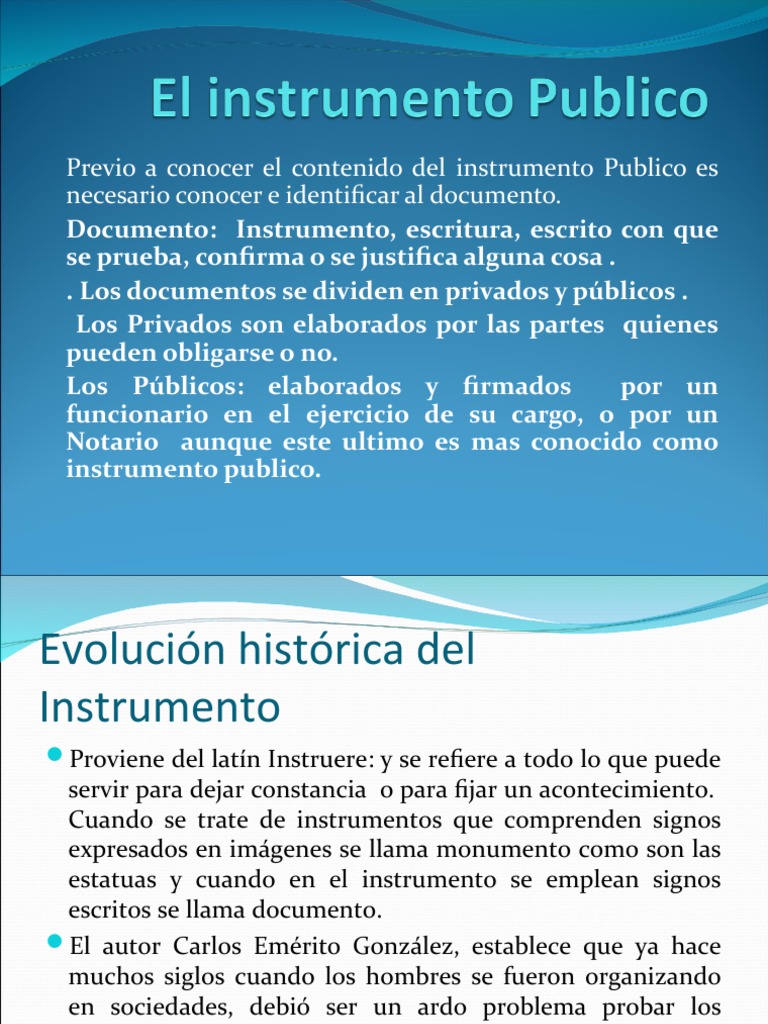 El Instrumento Publico | PDF | Instituciones sociales | Ciencias sociales