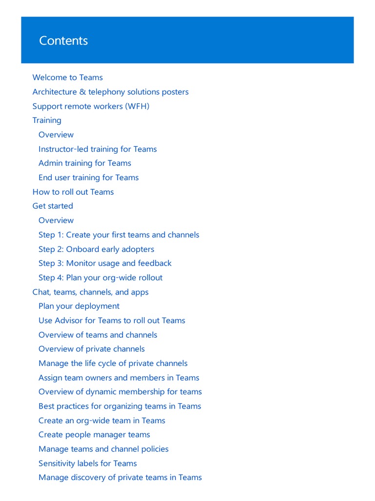 Welcome To Microsoft Teams PDF | PDF | Office 365 | Conference Call