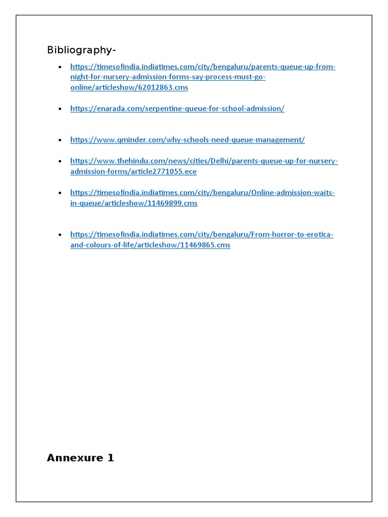 Bibliography-: Annexure 1 | PDF | Computing | Marketing