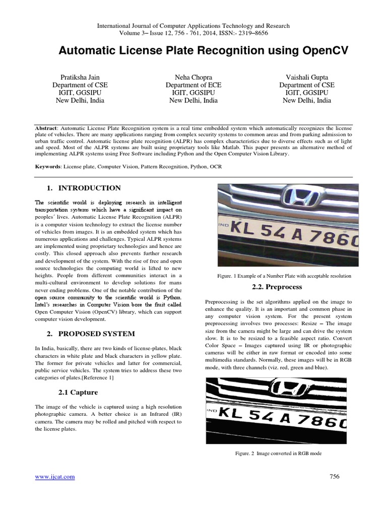 Volume3 Issue12 PDF | PDF | Optical Character Recognition | Matlab