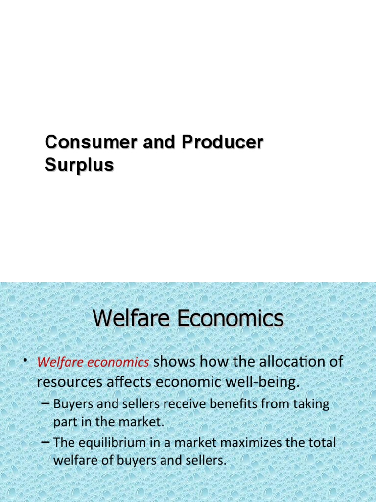 Consumers and Producers Surplus05 | Download Free PDF | Economic ...