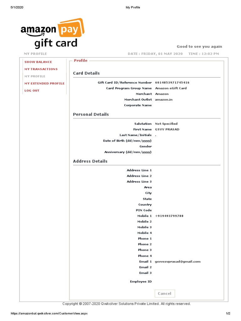 Fake Gift Card PDF | PDF | Financial Technology | Finance & Money ...