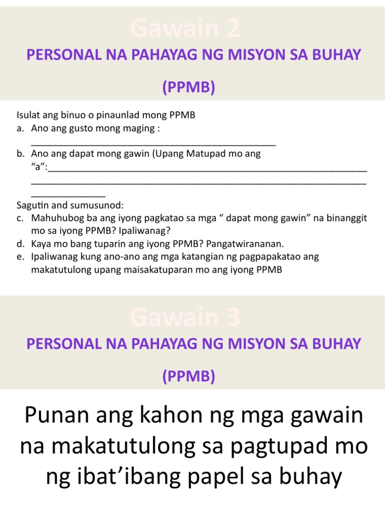 Mga Gawain Modyul 1 | PDF