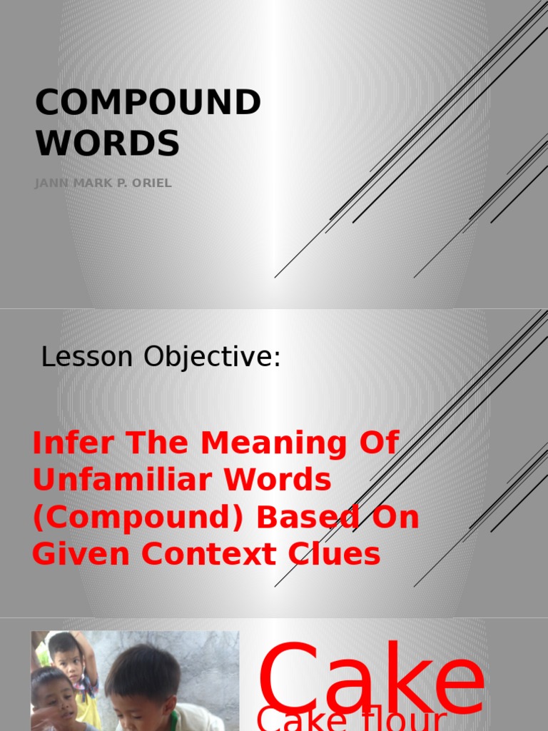 Compound Words | PDF | Cakes | Cupcake
