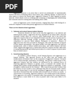 Aggressive Cues Theory | PDF