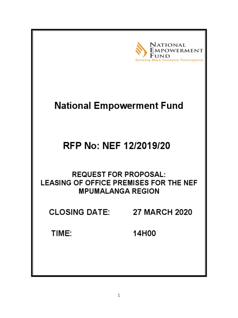 RFP Document | Download Free PDF | Business | Government