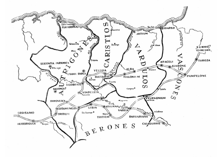 Autrigones, Caristios, Várdulos, Berones y Vascones | PDF