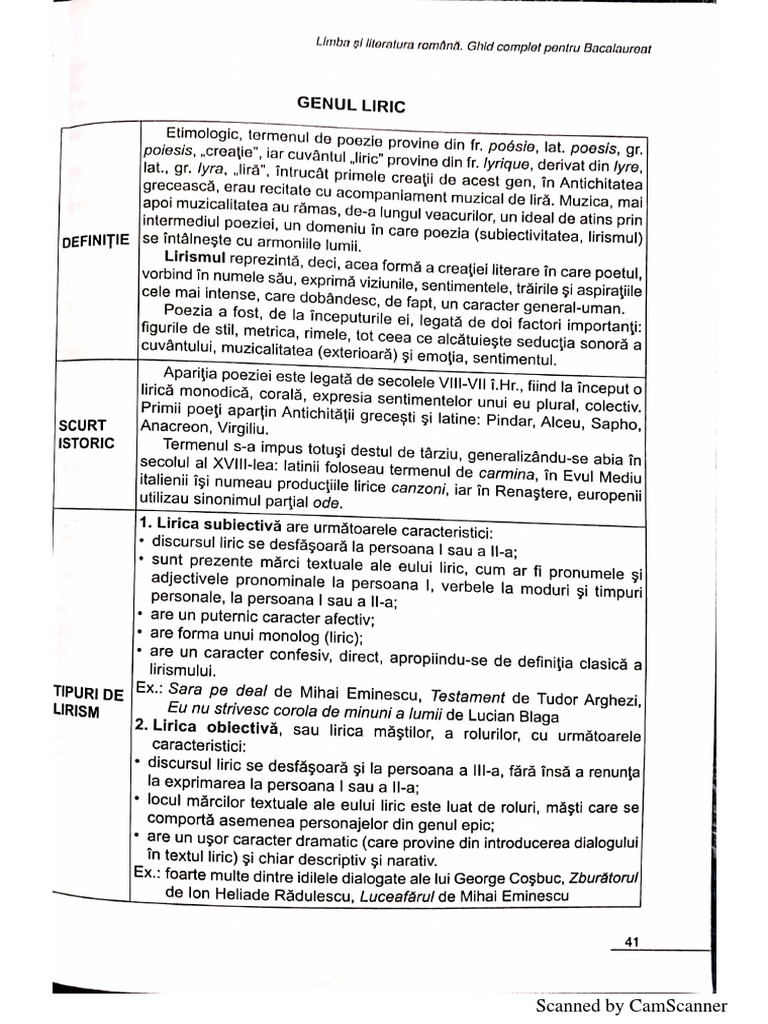 Genuri Literare PDF | PDF