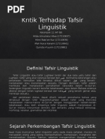 Studi Kitab Tafsir Al-Kasyaf Karya Al-Zamakhsyari | PDF