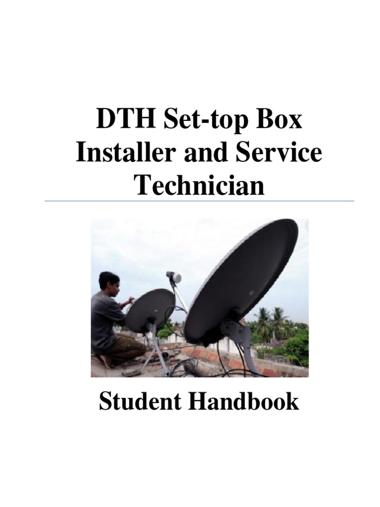 DTH Set-Top-Box Installer | PDF | Set Top Box | Satellite Television