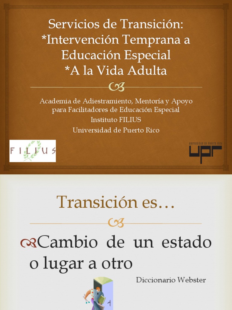 Transicion a La Vida Adulta