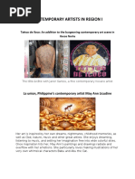 Region 8 - Contemporary Arts | PDF | Philippines