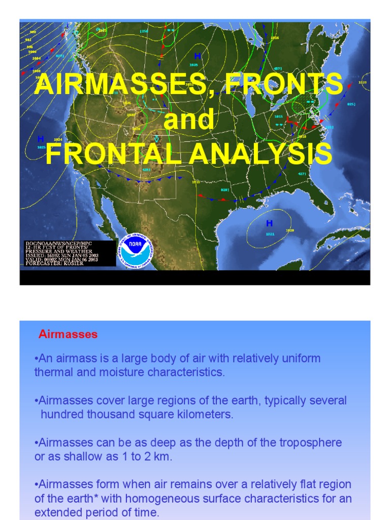 Airmasses and Fronts 1 | PDF | Meteorological Phenomena | Wound