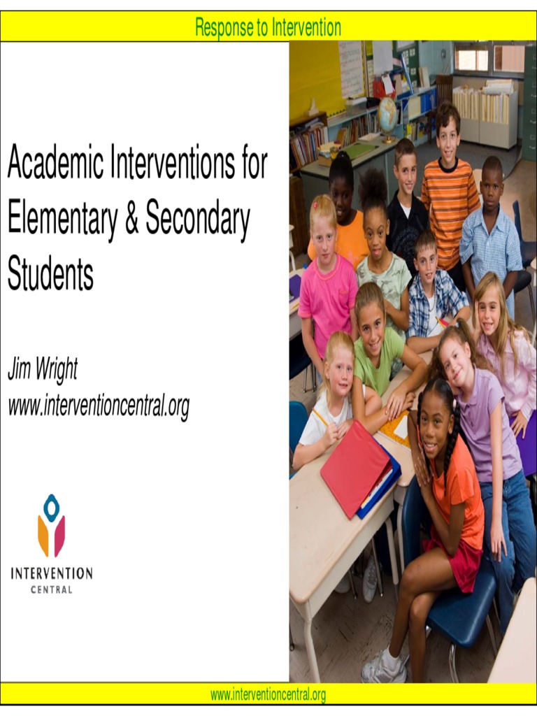 Interventions PDF | PDF | Behavior Modification | Cognition