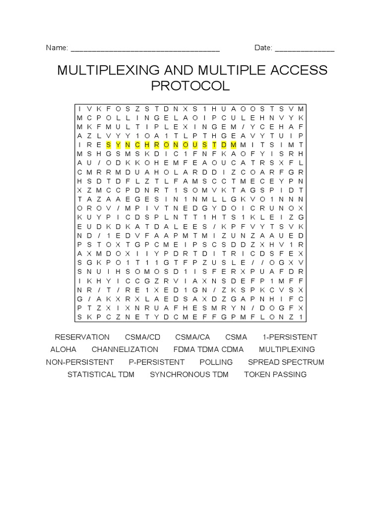 Multiplexing and Multiple Access Protocol | PDF | Multiplexing | Radio ...