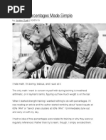 Prilepin's Chart | PDF | Weightlifting | Sports