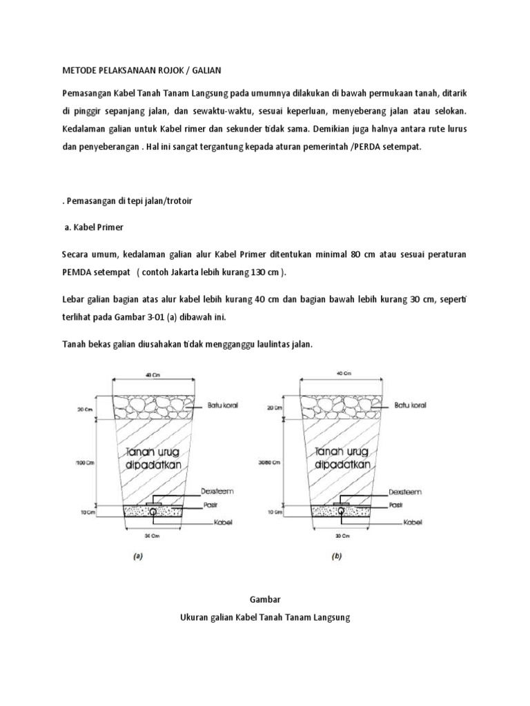 Metode Pelaksanaan Rojok | PDF | Teknologi & Rekayasa