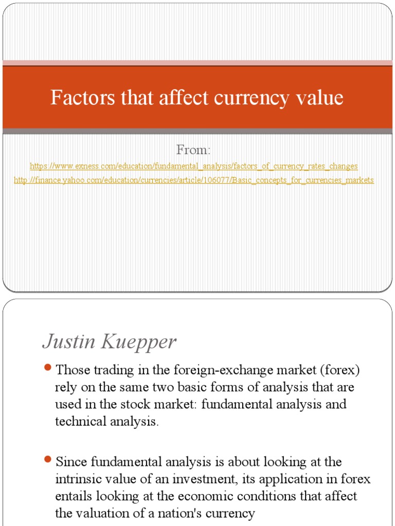 Factors Influencing Currency Value | PDF