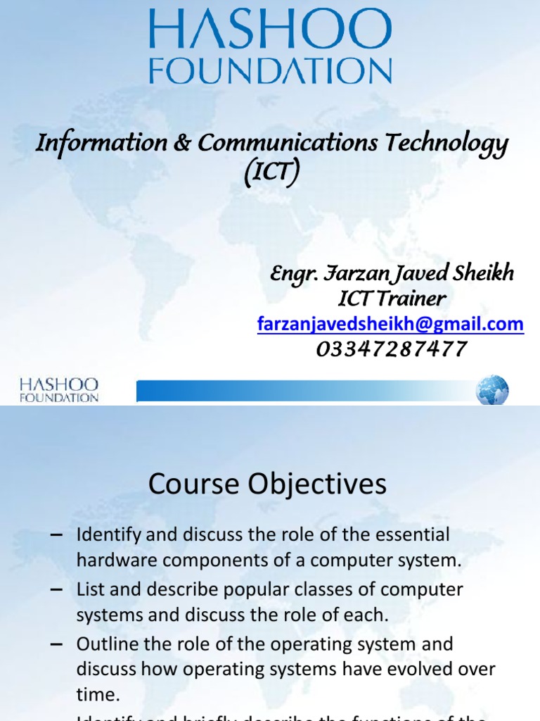 ICT Hardware and Software Basics | PDF | Operating System | Computer ...