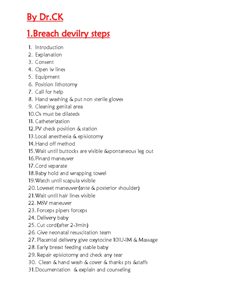 Obstetric Procedures | PDF | Placenta | Childbirth