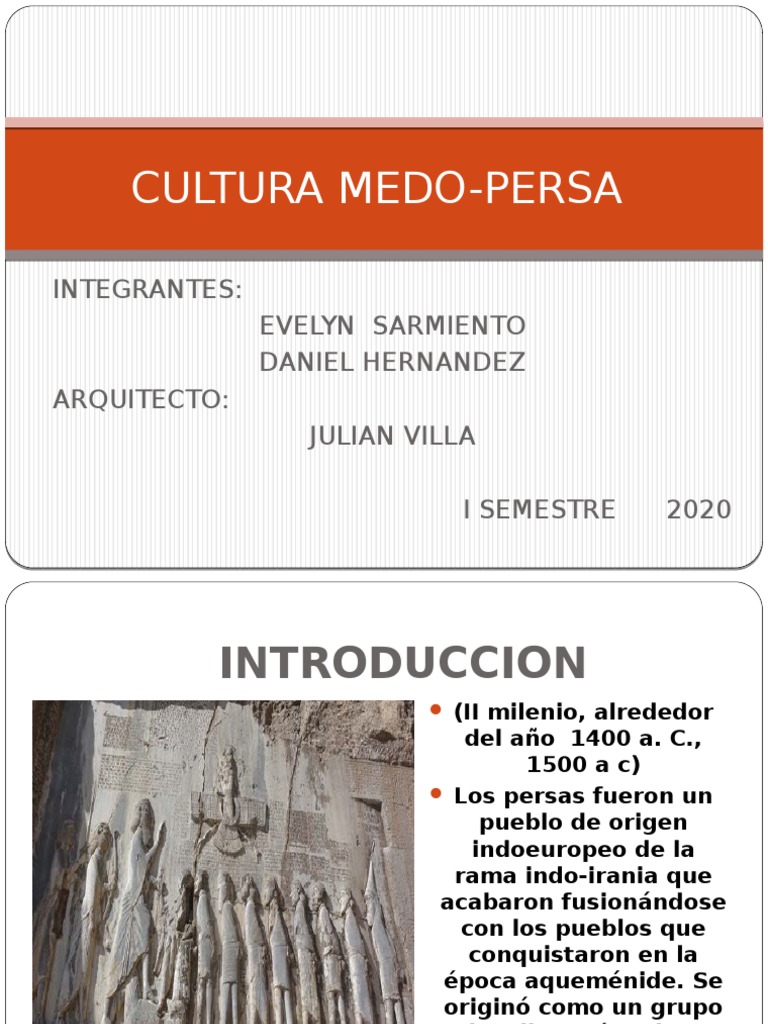 Cultura y Arquitectura Medo-Persa | PDF