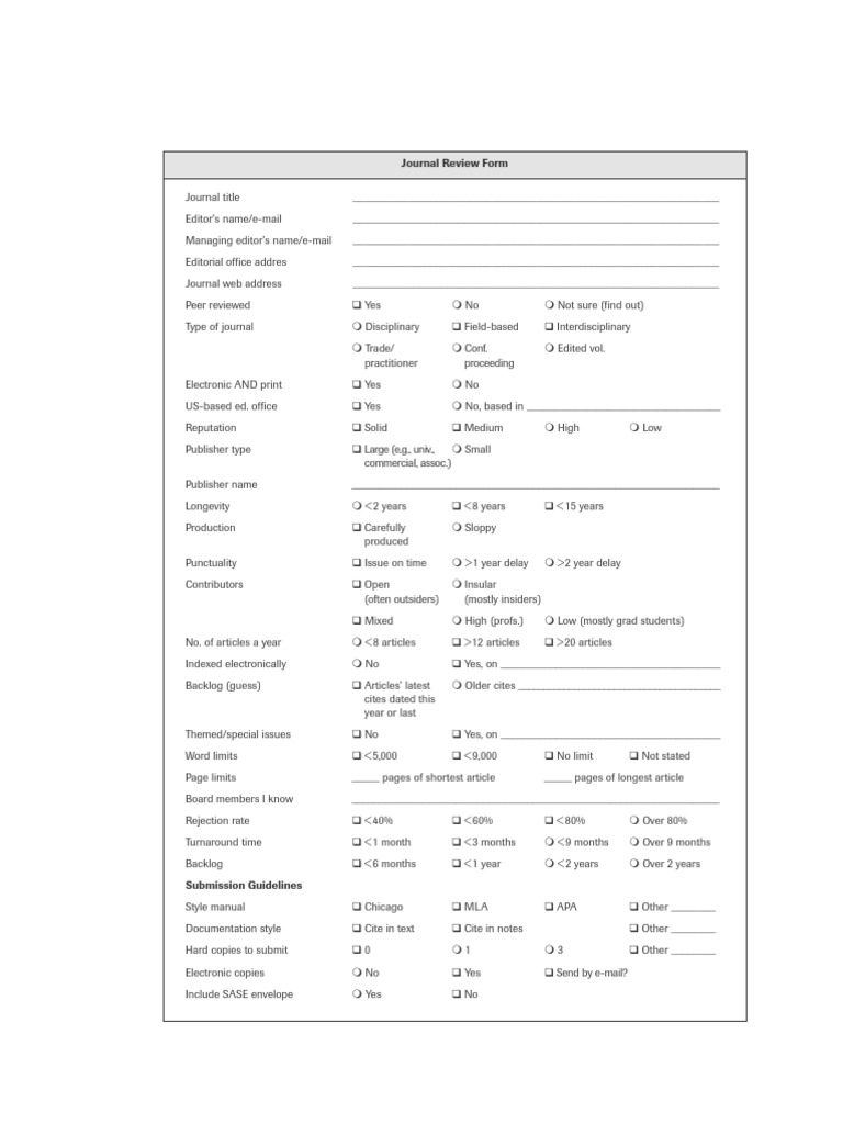 Journal Review Form | PDF | Public Sphere | Mass Media