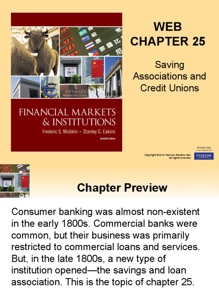 Saving Associations and Credit Unions: All Rights Reserved | PDF ...