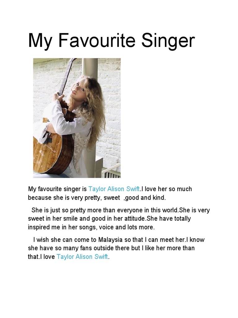My Favourite Singer | PDF