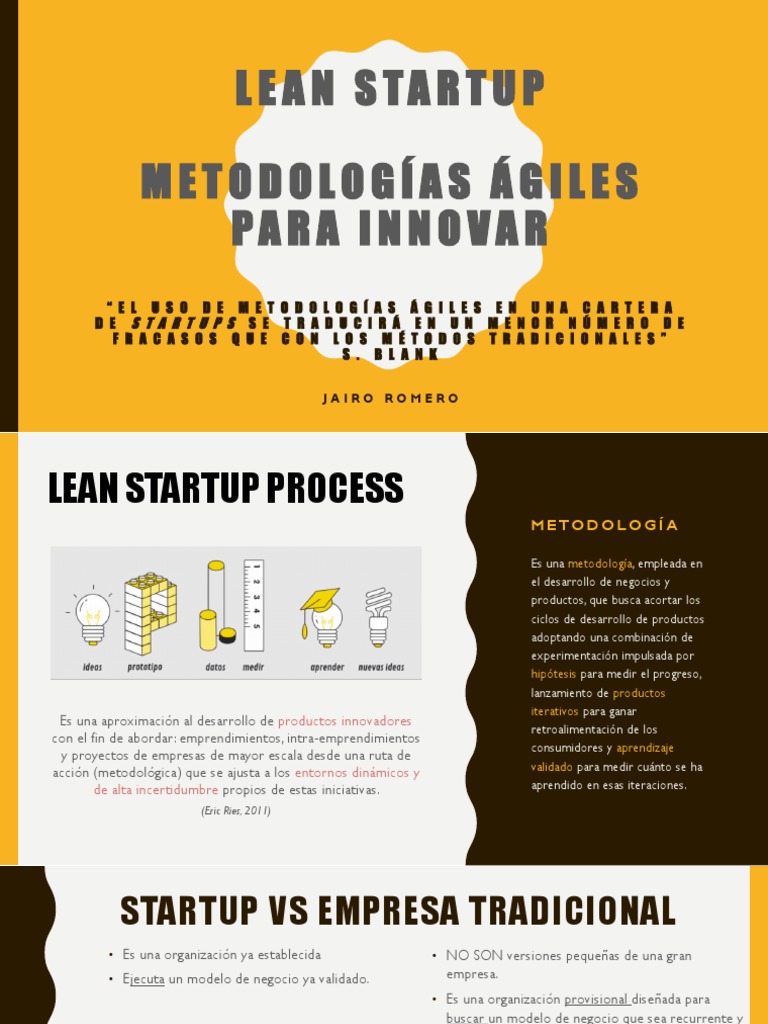 Lean StartUp PDF | PDF | Lean Startup | Empresa de inicio