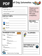 Back To School Template | PDF